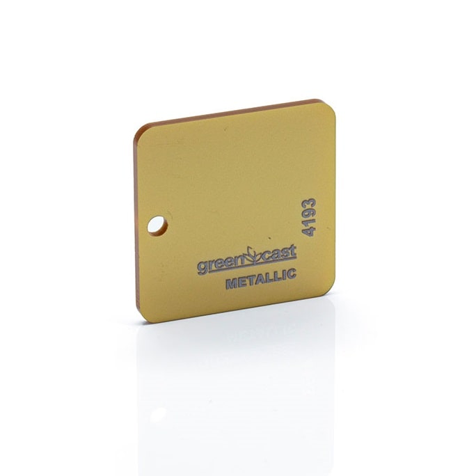 GOLD ACRYLIC SHEET 3mm 1540 X 2030 04193B METALLIC - Sabin Plastic